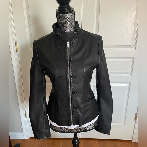 BCBGMaxAzria | Jackets & Coats | Bcbg Leather Jacket | Poshmark